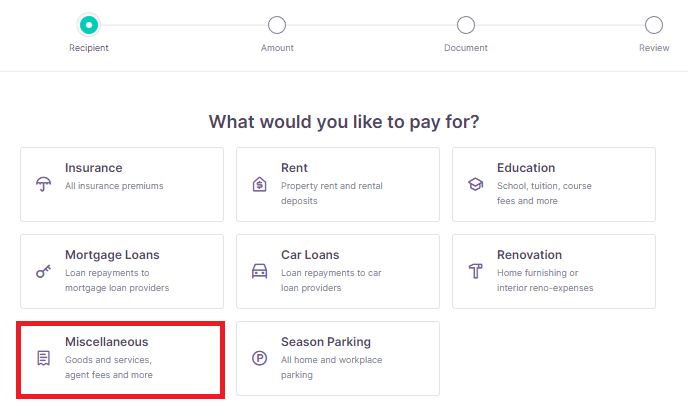 How to set up my payment through Miscellaneous payment type? – CardUp ...
