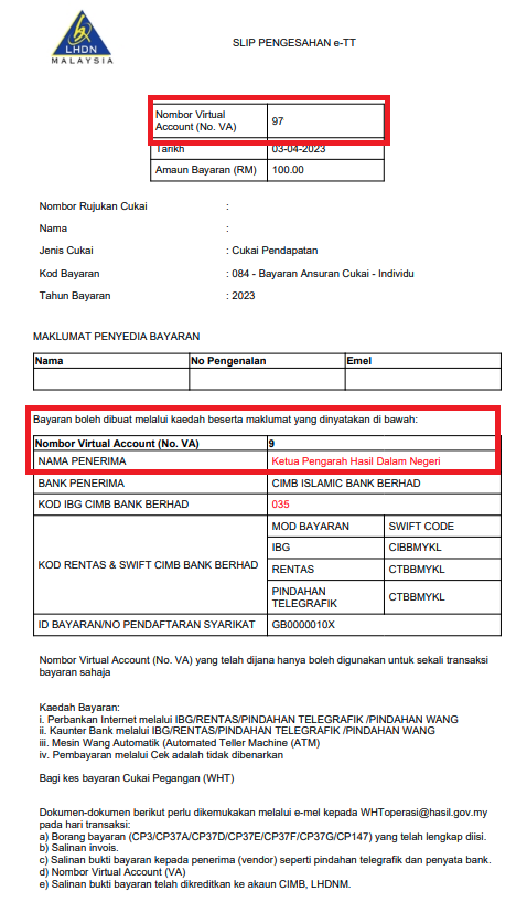 How do I setup my personal income tax payment to LHDN through CardUp ...