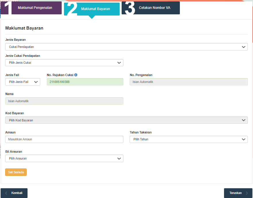 How do I setup my personal income tax payment to LHDN through CardUp ...